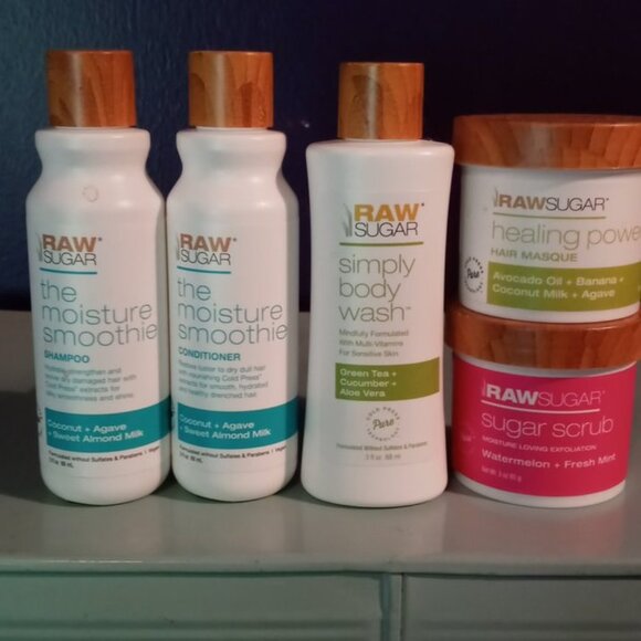 Raw Sugar | Hair | Raw Sugar Shampoo Conditioner Body Wash Hair Mask ...